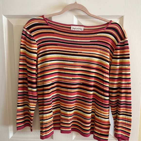 Rena Rowan | Sweaters | Vtg Rena Rowan Size Large Horizontally Striped ...